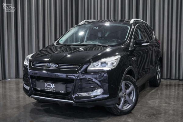 Black Ford Kuga 2016 in Marijampole, with an engine capacity of 2.00 L and mileage of 189 thousand km for 9850 €, photo 5 on AUTOMOTO.COM.LV