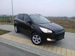 Black Ford Kuga 2016 in Marijampole, with an engine capacity of 1.50 L and mileage of 136 thousand km for 8850 €, photo  on AUTOMOTO.COM.LV