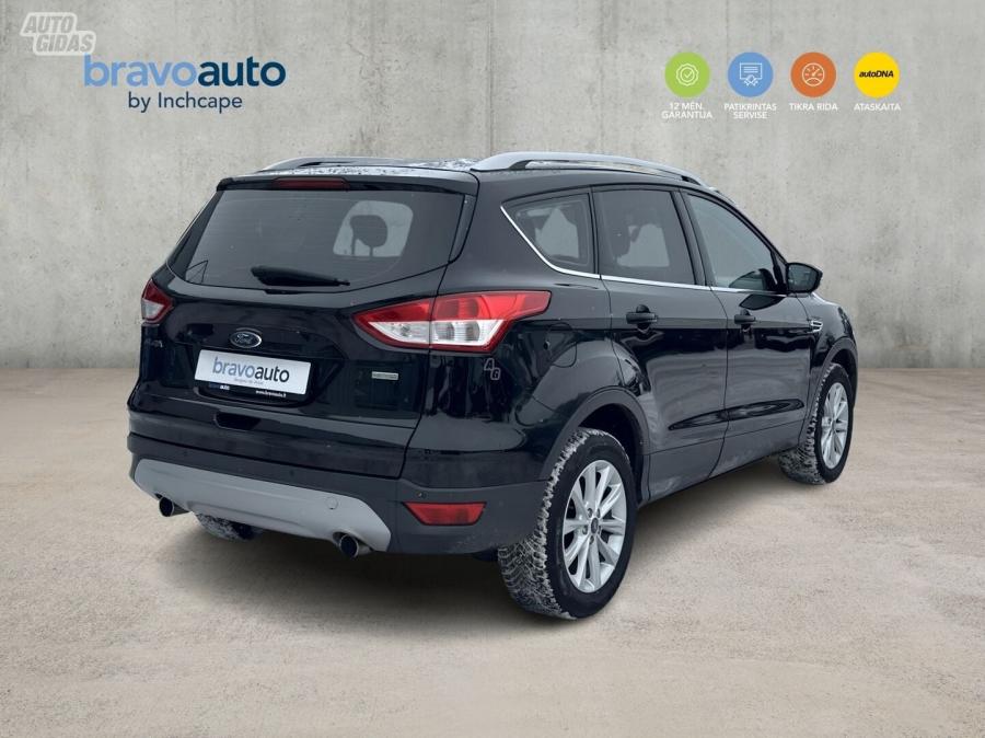 Black Ford Kuga 2016 in Kaunas, with an engine capacity of 1.50 L and mileage of 126 thousand km for 11473 €, photo 5 on AUTOMOTO.COM.LV