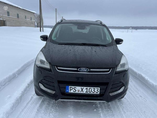 Black Ford Kuga 2016 in Panevezys, with an engine capacity of 2.00 L and mileage of 205 thousand km for 8400 €, photo 2 on AUTOMOTO.COM.LV