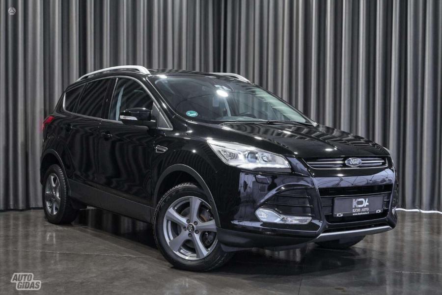Black Ford Kuga 2016 in Marijampole, with an engine capacity of 2.00 L and mileage of 189 thousand km for 9450 €, photo 1 on AUTOMOTO.COM.LV