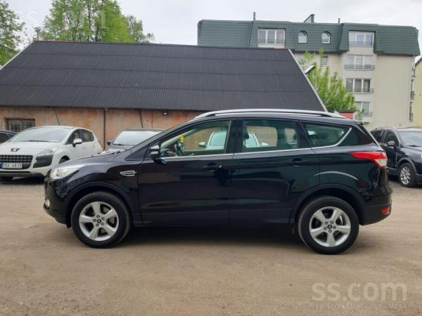 Black Ford Kuga 2016 in Daugavpils, with an engine capacity of 2.00 L and mileage of 0 thousand km for 9650 €, photo 9 on AUTOMOTO.COM.LV