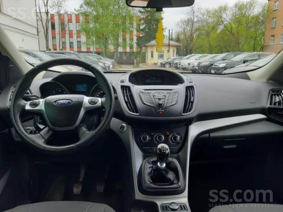 Black Ford Kuga 2016 in Daugavpils, with an engine capacity of 2.00 L and mileage of 0 thousand km for 9650 €, photo 20 on AUTOMOTO.COM.LV