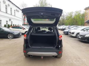 Black Ford Kuga 2016 in Daugavpils, with an engine capacity of 2.00 L and mileage of 0 thousand km for 9650 €, photo 23 on AUTOMOTO.COM.LV