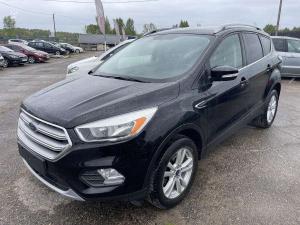 Black Ford Kuga 2016 in Panevezys, with an engine capacity of 1.50 L and mileage of 189 thousand km for 8300 €, photo  on AUTOMOTO.COM.LV