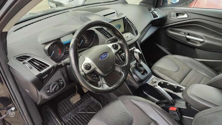 Melns Ford Kuga 2016 Kauņa, ar dzinēja tilpumu 2.00 L un nobraukumu 292 tūkst. km par 9800 €, foto 7 vietnē AUTOMOTO.COM.LV