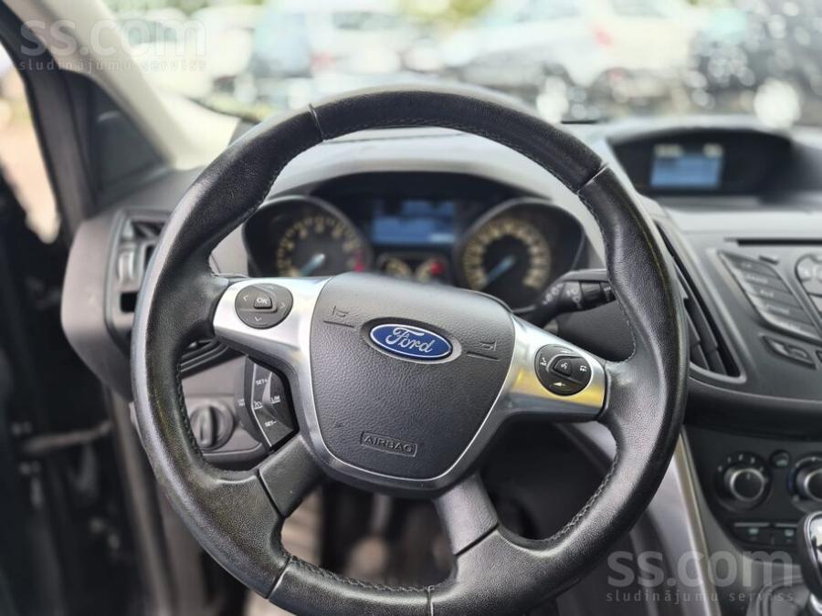 Black Ford Kuga 2016 in Daugavpils, with an engine capacity of 1.50 L and mileage of 0 thousand km for 6950 €, photo 11 on AUTOMOTO.COM.LV