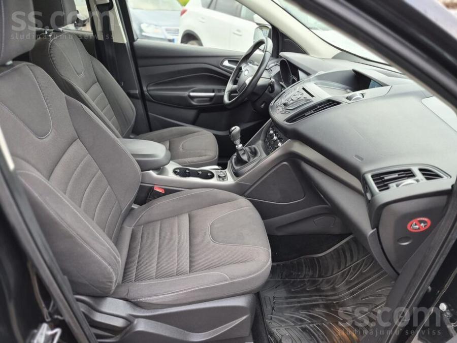 Black Ford Kuga 2016 in Daugavpils, with an engine capacity of 1.50 L and mileage of 0 thousand km for 6950 €, photo 21 on AUTOMOTO.COM.LV