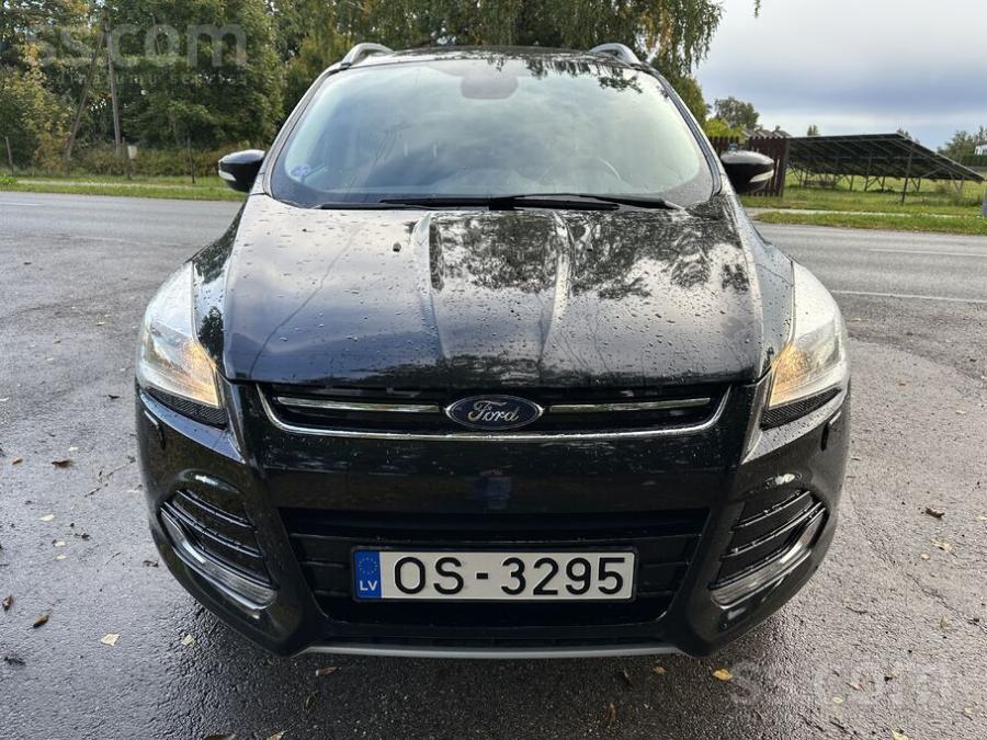 Black Ford Kuga 2016 in Riga, with an engine capacity of 1.50 L and mileage of 119 thousand km for 9990 €, photo 9 on AUTOMOTO.COM.LV