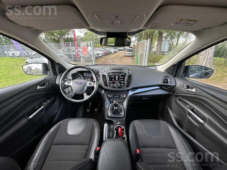 Black Ford Kuga 2016 in Riga, with an engine capacity of 1.50 L and mileage of 119 thousand km for 9990 €, photo 20 on AUTOMOTO.COM.LV