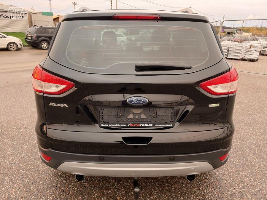 Black Ford Kuga 2016 in Kaunas, with an engine capacity of 1.50 L and mileage of 204 thousand km for 6850 €, photo 5 on AUTOMOTO.COM.LV