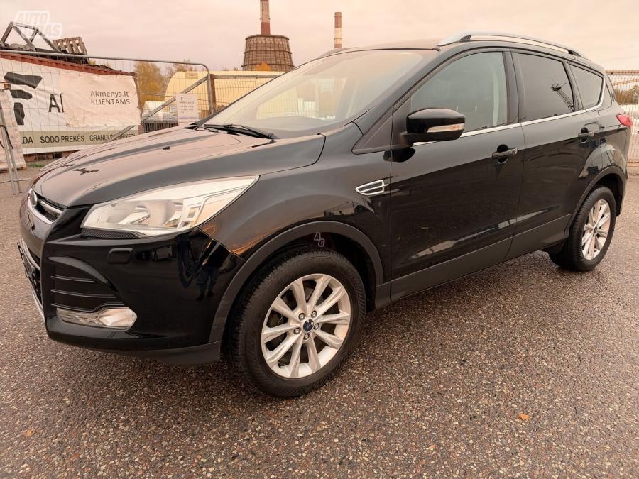 Black Ford Kuga 2016 in Kaunas, with an engine capacity of 1.50 L and mileage of 204 thousand km for 6850 €, photo 13 on AUTOMOTO.COM.LV