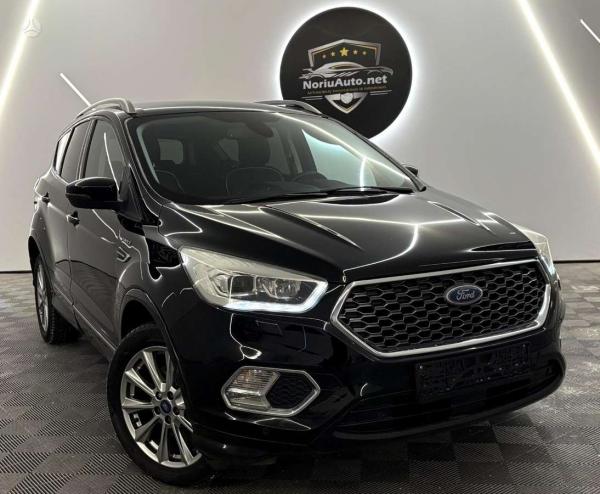 Black Ford Kuga 2017 in Marijampole, with an engine capacity of 2.00 L and mileage of 220 thousand km for 12999 €, photo 1 on AUTOMOTO.COM.LV