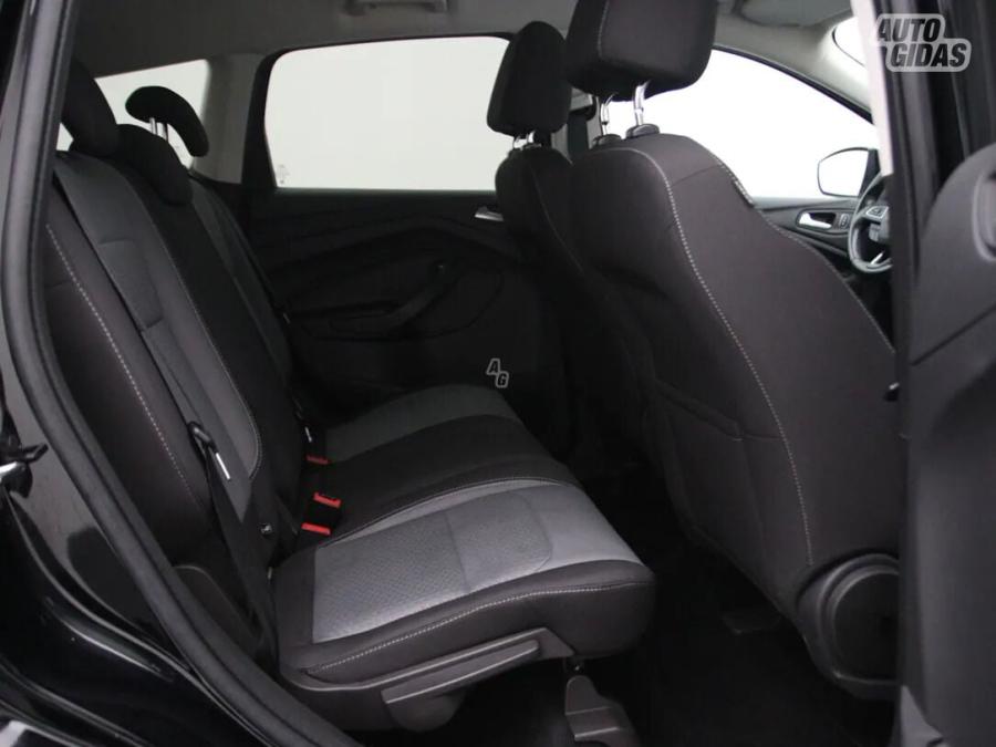 Black Ford Kuga 2017 in Vilnius, with an engine capacity of 1.50 L and mileage of 141 thousand km for 10099 €, photo 16 on AUTOMOTO.COM.LV