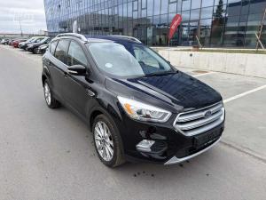 Black Ford Kuga 2017 in Kaunas, with an engine capacity of 2.00 L and mileage of 295 thousand km for 8200 €, photo 3 on AUTOMOTO.COM.LV