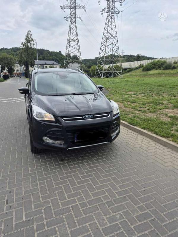 Black Ford Kuga 2017 in Kaunas, with an engine capacity of 2.00 L and mileage of 202 thousand km for 10200 €, photo 9 on AUTOMOTO.COM.LV