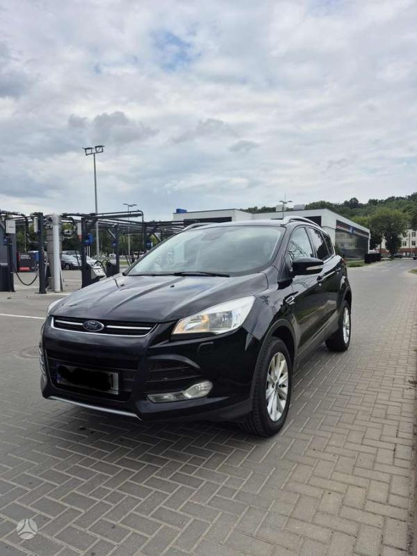 Black Ford Kuga 2017 in Kaunas, with an engine capacity of 2.00 L and mileage of 202 thousand km for 10200 €, photo 10 on AUTOMOTO.COM.LV