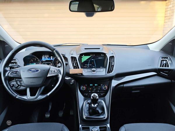 Black Ford Kuga 2017 in Silute, with an engine capacity of 1.50 L and mileage of 220 thousand km for 9400 €, photo 8 on AUTOMOTO.COM.LV