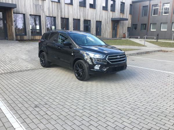 Black Ford Kuga 2018 in Taurage, with an engine capacity of 1.50 L and mileage of 65 thousand km for 9500 €, photo 2 on AUTOMOTO.COM.LV