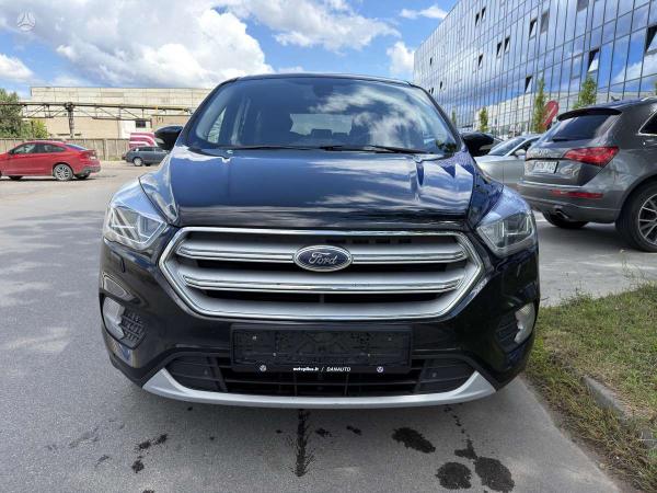 Black Ford Kuga 2018 in Panevezys, with an engine capacity of 2.00 L and mileage of 258 thousand km for 8850 €, photo 6 on AUTOMOTO.COM.LV