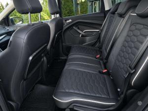 Black Ford Kuga 2018 in Pakruojis, with an engine capacity of 1.50 L and mileage of 194 thousand km for 8500 €, photo 10 on AUTOMOTO.COM.LV
