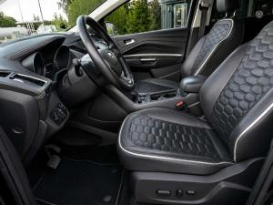 Black Ford Kuga 2018 in Pakruojis, with an engine capacity of 1.50 L and mileage of 194 thousand km for 8500 €, photo 11 on AUTOMOTO.COM.LV