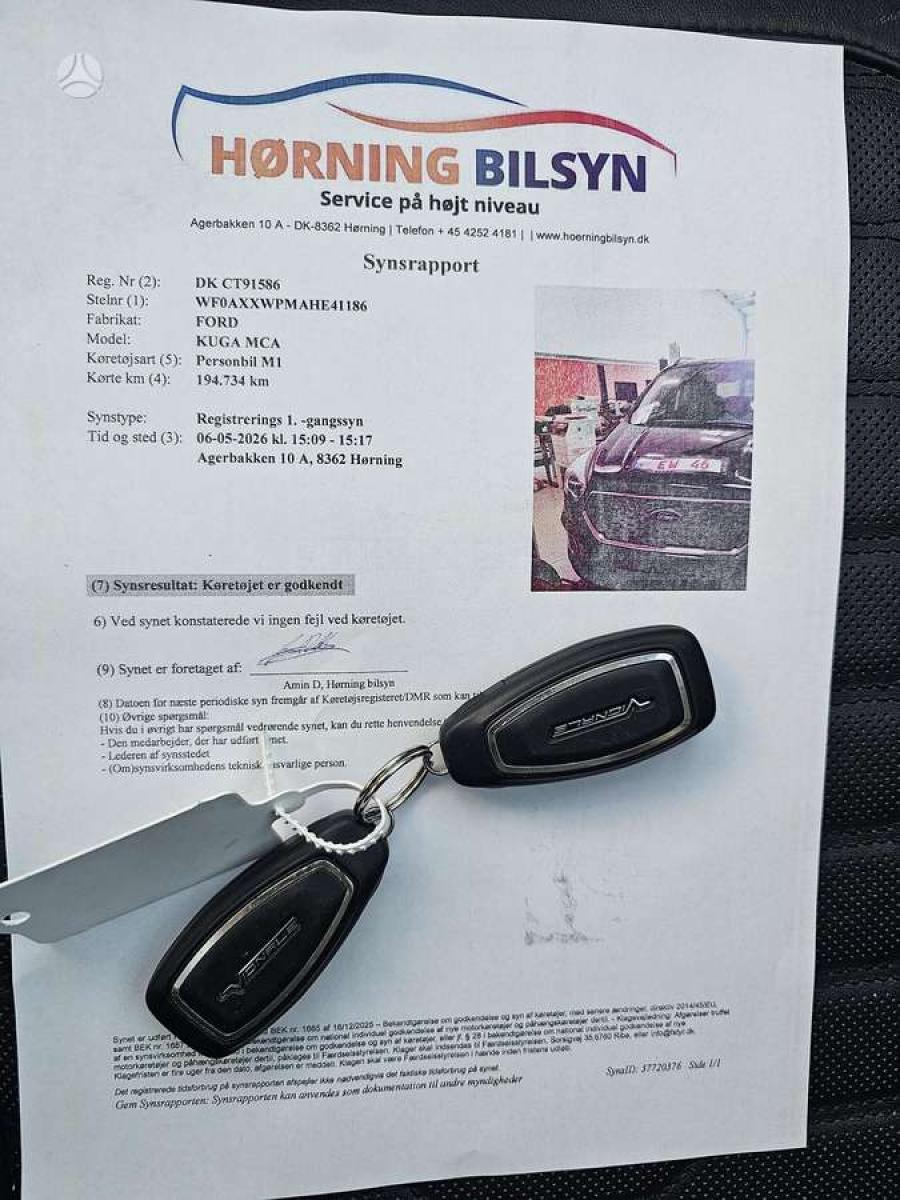 Black Ford Kuga 2018 in Pakruojis, with an engine capacity of 1.50 L and mileage of 194 thousand km for 8500 €, photo 17 on AUTOMOTO.COM.LV