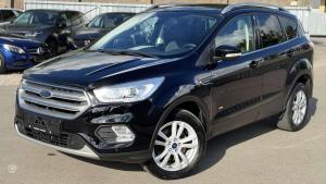 Black Ford Kuga 2018 in Telschi, with an engine capacity of 2.00 L and mileage of 198 thousand km for 10900 €, photo 3 on AUTOMOTO.COM.LV