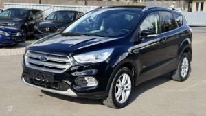 Black Ford Kuga 2018 in Telschi, with an engine capacity of 2.00 L and mileage of 198 thousand km for 10900 €, photo 6 on AUTOMOTO.COM.LV
