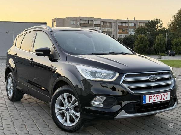 Black Ford Kuga 2018 in Raseiniai, with an engine capacity of 1.50 L and mileage of 173 thousand km for 9999 €, photo 2 on AUTOMOTO.COM.LV