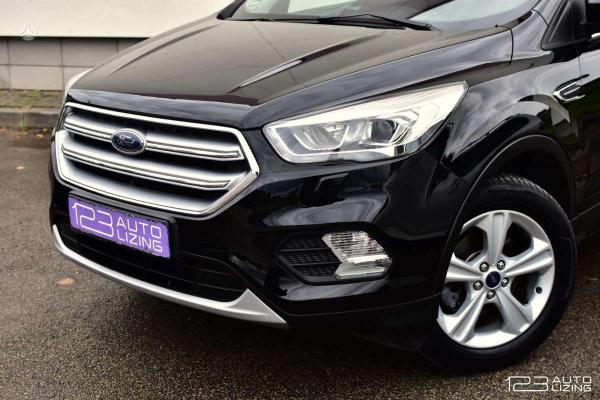 Black Ford Kuga 2018 in Kretinga, with an engine capacity of 1.50 L and mileage of 151 thousand km for 9850 €, photo 5 on AUTOMOTO.COM.LV