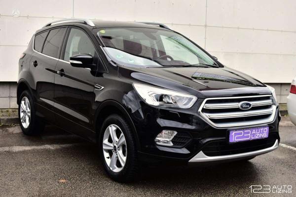 Black Ford Kuga 2018 in Kretinga, with an engine capacity of 1.50 L and mileage of 151 thousand km for 9850 €, photo 6 on AUTOMOTO.COM.LV
