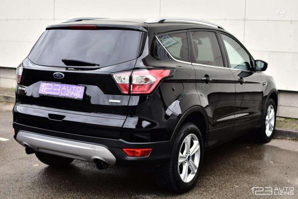 Black Ford Kuga 2018 in Kretinga, with an engine capacity of 1.50 L and mileage of 151 thousand km for 9850 €, photo 11 on AUTOMOTO.COM.LV