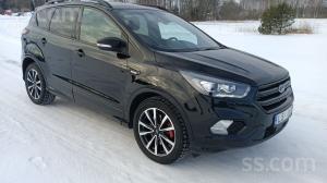 Black Ford Kuga 2019 in Riga, with an engine capacity of 2.00 L and mileage of 187 thousand km for 14500 €, photo 2 on AUTOMOTO.COM.LV