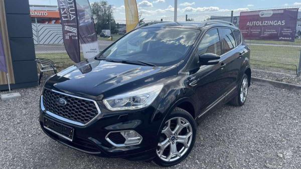 Black Ford Kuga 2019 in Marijampole, with an engine capacity of 2.00 L and mileage of 221 thousand km for 13900 €, photo 1 on AUTOMOTO.COM.LV