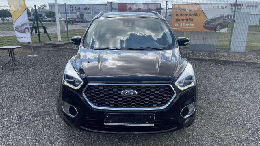 Black Ford Kuga 2019 in Marijampole, with an engine capacity of 2.00 L and mileage of 221 thousand km for 13900 €, photo 12 on AUTOMOTO.COM.LV