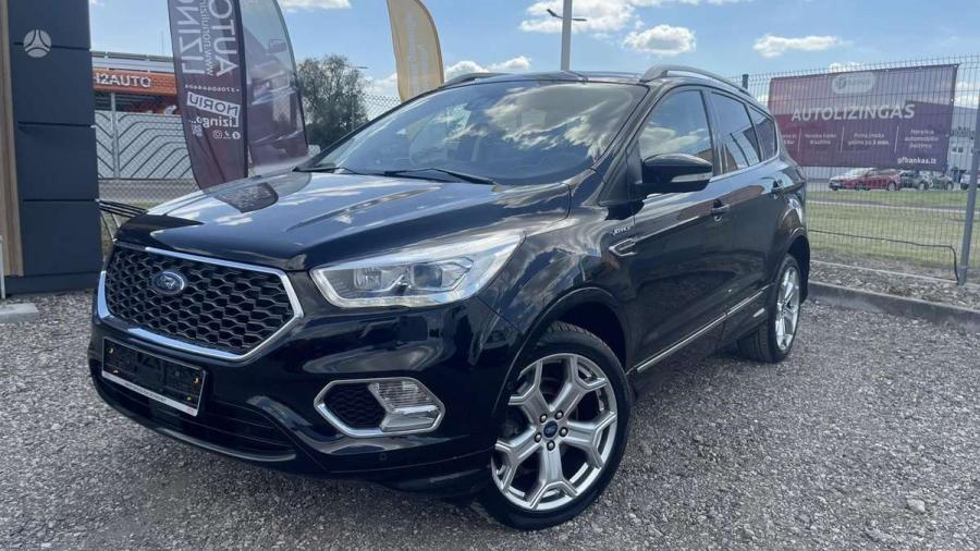 Black Ford Kuga 2019 in Marijampole, with an engine capacity of 2.00 L and mileage of 221 thousand km for 13900 €, photo 13 on AUTOMOTO.COM.LV