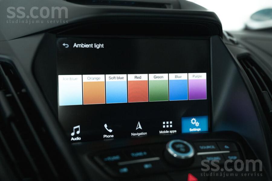 Black Ford Kuga 2019 in Riga, with an engine capacity of 1.50 L and mileage of 65 thousand km for 12990 €, photo 14 on AUTOMOTO.COM.LV