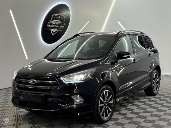 Black Ford Kuga 2019 in Marijampole, with an engine capacity of 1.50 L and mileage of 144 thousand km for 12650 €, photo 7 on AUTOMOTO.COM.LV