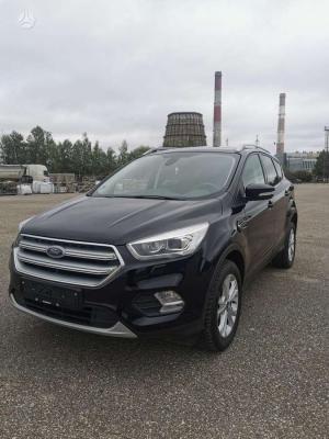 Black Ford Kuga 2019 in Kaunas, with an engine capacity of 1.50 L and mileage of 90 thousand km for 12700 €, photo  on AUTOMOTO.COM.LV