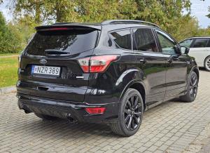 Black Ford Kuga 2019 in Ariogala, with an engine capacity of 1.50 L and mileage of 156 thousand km for 7000 €, photo 8 on AUTOMOTO.COM.LV