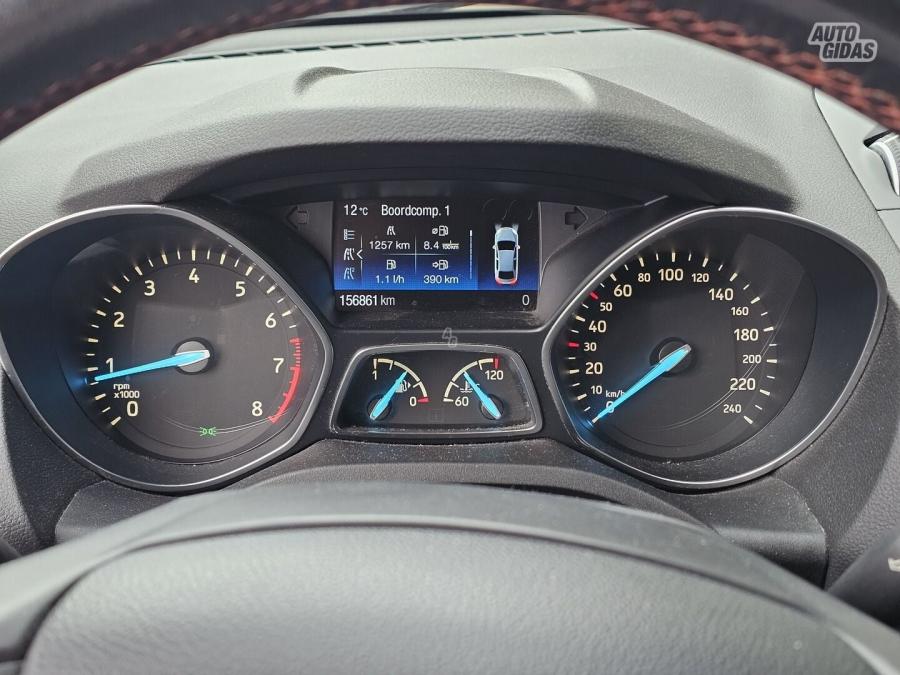 Black Ford Kuga 2019 in Ariogala, with an engine capacity of 1.50 L and mileage of 156 thousand km for 7000 €, photo 16 on AUTOMOTO.COM.LV