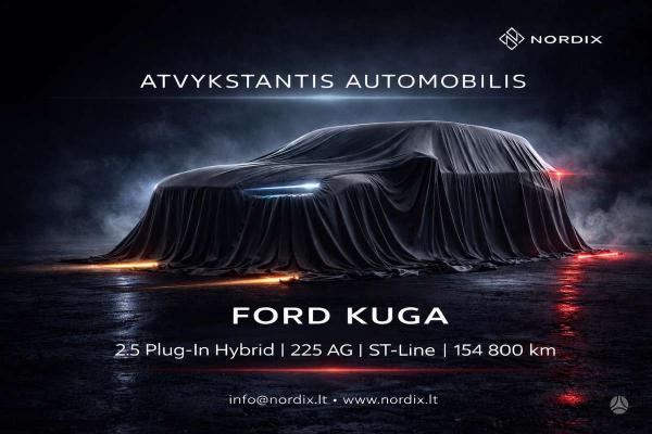 Black Ford Kuga 2020 in Kaunas, with an engine capacity of 2.50 L and mileage of 155 thousand km for 19300 €, photo 1 on AUTOMOTO.COM.LV