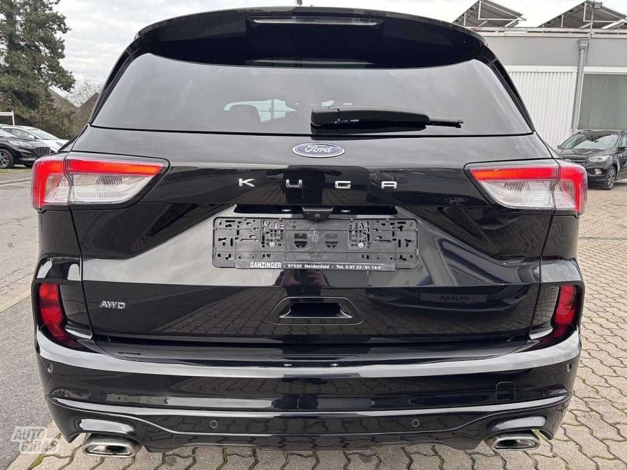 Black Ford Kuga 2021 in Kaunas, with an engine capacity of 2.00 L and mileage of 46 thousand km for 30630 €, photo 5 on AUTOMOTO.COM.LV