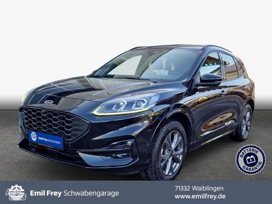 Black Ford Kuga 2021 in Kaunas, with an engine capacity of 2.50 L and mileage of 31 thousand km for 29033 €, photo 1 on AUTOMOTO.COM.LV