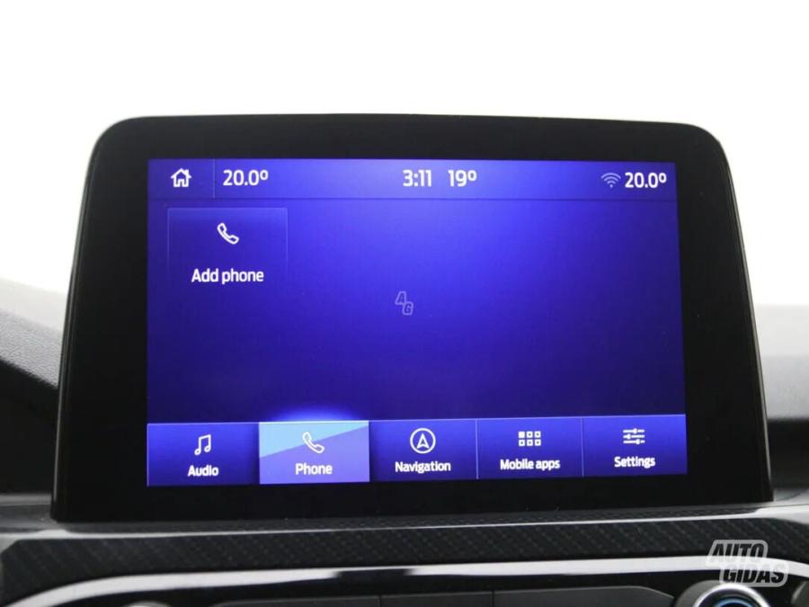 Black Ford Kuga 2021 in Vilnius, with an engine capacity of 2.00 L and mileage of 211 thousand km for 16799 €, photo 24 on AUTOMOTO.COM.LV