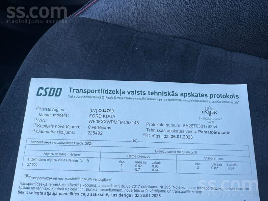 Melns Ford Kuga 2021 Kuldīga, ar dzinēja tilpumu 1.50 L un nobraukumu 226 tūkst. km par 14790 €, foto 34 vietnē AUTOMOTO.COM.LV