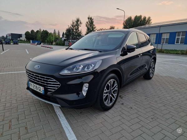 Black Ford Kuga 2021 in Taurage, with an engine capacity of 2.49 L and mileage of 156 thousand km for 14600 €, photo 1 on AUTOMOTO.COM.LV