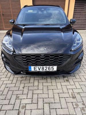 Black Ford Kuga 2021 in Klaipeda, with an engine capacity of 2.49 L and mileage of 73 thousand km for 20900 €, photo  on AUTOMOTO.COM.LV