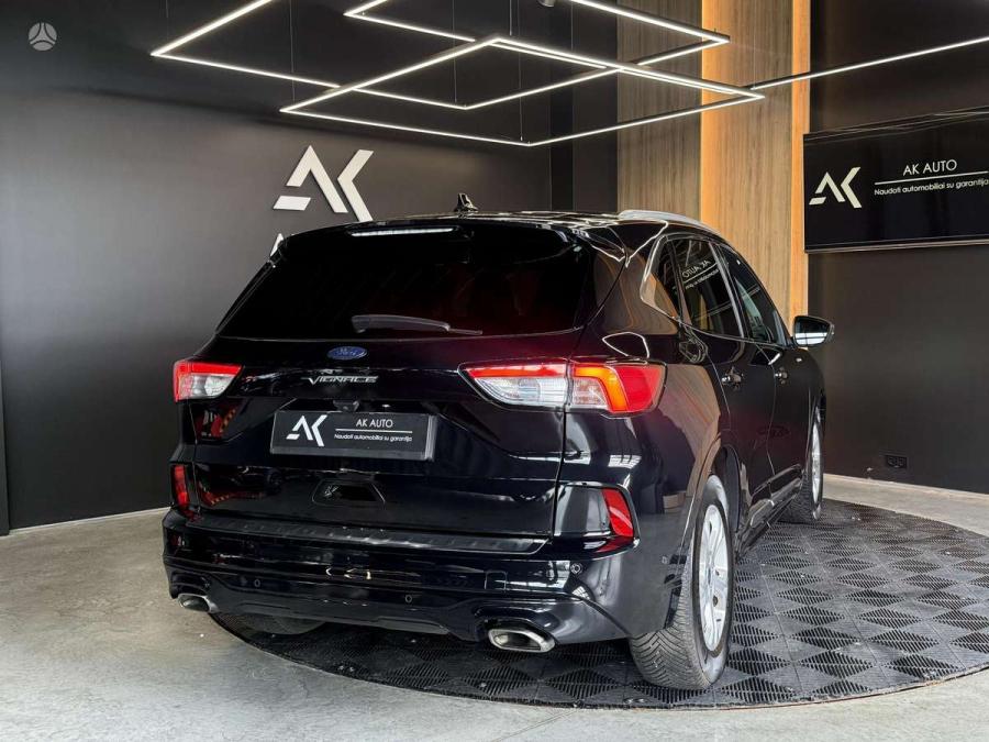 Black Ford Kuga 2021 in Kaunas, with an engine capacity of 2.49 L and mileage of 102 thousand km for 21790 €, photo 12 on AUTOMOTO.COM.LV